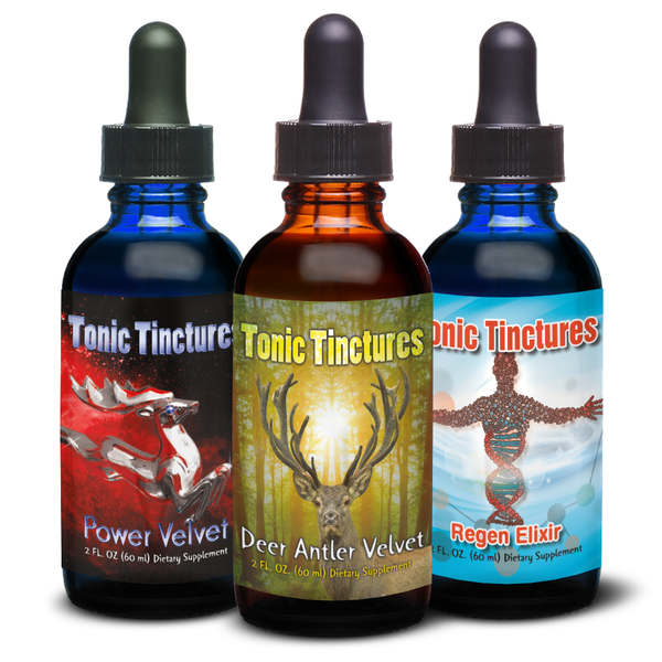 Pure Deer Antler Velvet, Tonic Tinctures, Potent Liquid Extract ...